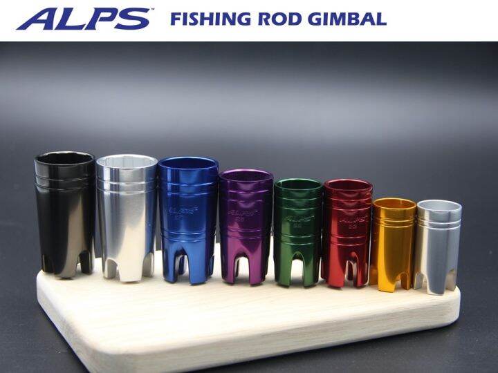 ALPS ALUMINUM GIMBAL (HEAVY DUTY) ROD COMPONENT Fishing Rod Butt Gimbal ...