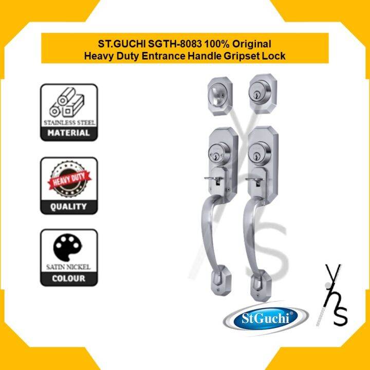 ST.GUCHI SGTH-8083 100% Original Heavy Duty Entrance Handle Gripset ...
