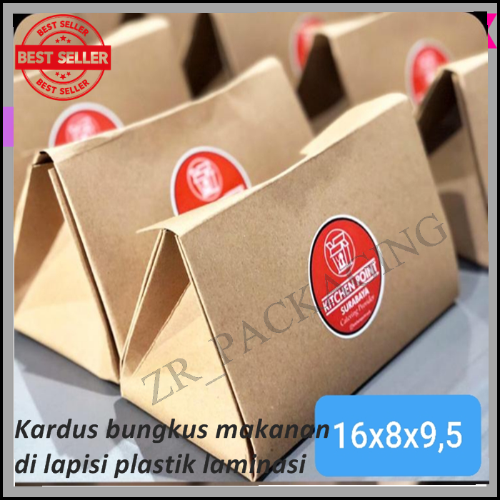 Kardus bungkus nasi kardus bungkus makanan kardus bungkus snack kardus ...