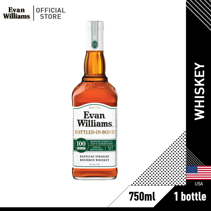 Evan Williams - White Bottled-in-Bond 750ml | Lazada PH