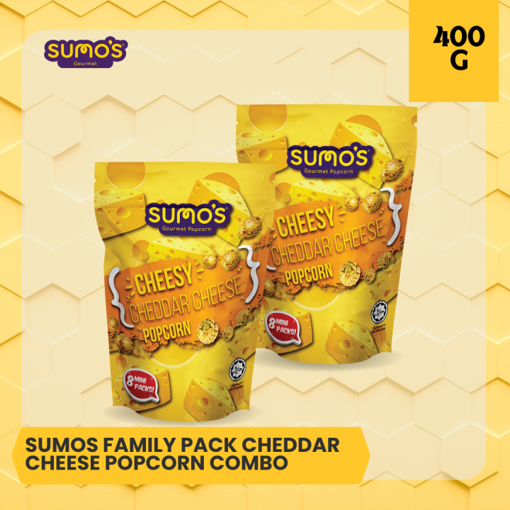 Sumo's Gourmet Popcorn Combo Double Cheese 100% HALAL | Lazada
