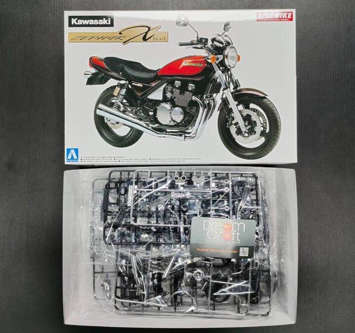AOSHIMA 1/12 KAWASAKI ZEPHYRχ FINAL EDITION (โมเดลรถจักรยานต์ Model DreamCraft) | Lazada.co.th