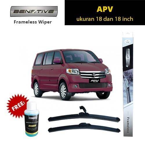 Wiper Frameless BENSTIVE APV ukuran 18 dan 18 inch | Lazada Indonesia