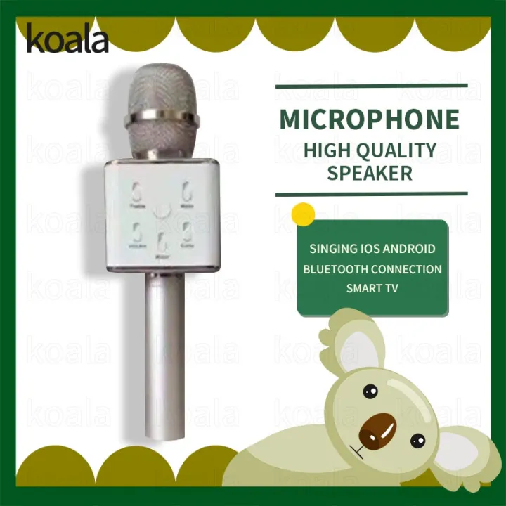 Microphone Q7 Wireless Bluetooth Handheld Microphone Speaker For ...