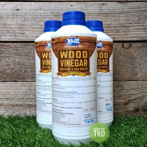 Botol 1 Liter WOOD VINEGAR For Plant & Soil Health Cuka Kayu Untuk ...