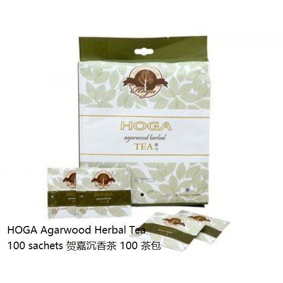 HOGA Agarwood Herbal Tea 100 sachets 贺嘉沉香茶 100 茶包 | Lazada