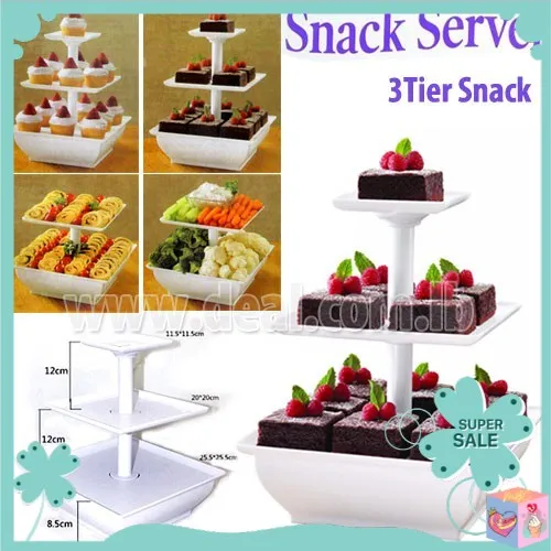 MBC"3 Tier Snack Server Stand" | Lazada PH