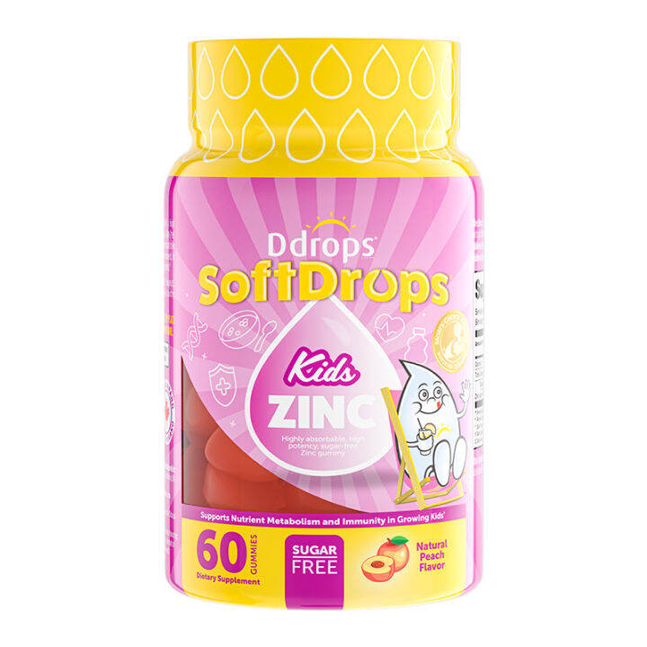 Ddrops Softdrops Kids Zinc-Improves Intelligence ,Strengthens Bones ...