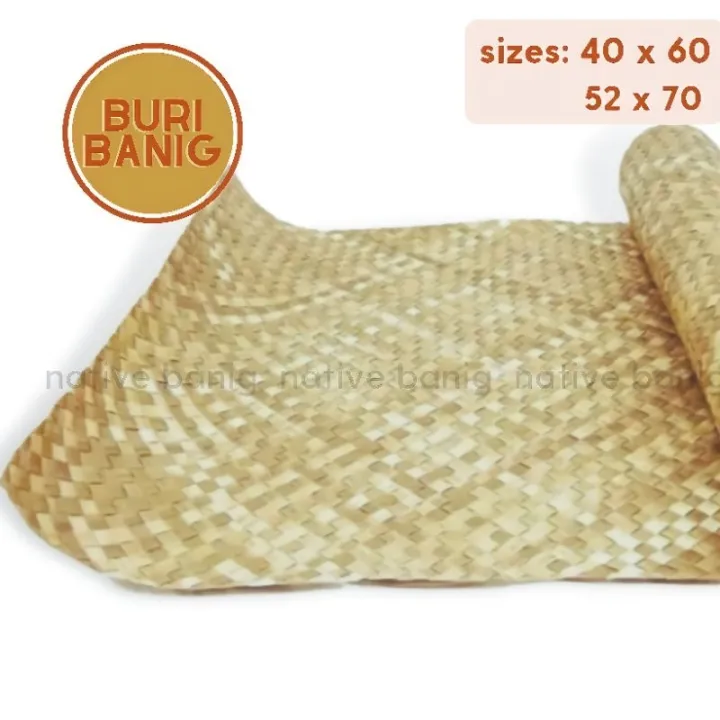 ROMBLON NATIVE MAT BANIG PLAIN / X- DESIGN SLEEPING MAT SMALL DOUBLE ...