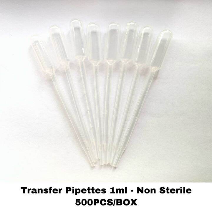 Transfer Pipettes 1ml - Non Sterile (500PCS/BOX) | Lazada PH