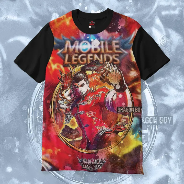 Mobile Legends Chou Graphic Unisex Black T-Shirt | Lazada PH