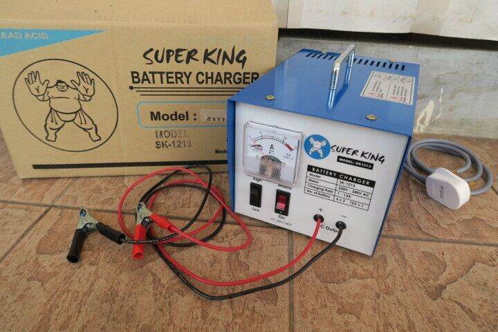 Super King 6V & 12V 13A Automotive Battery Charger | Lazada