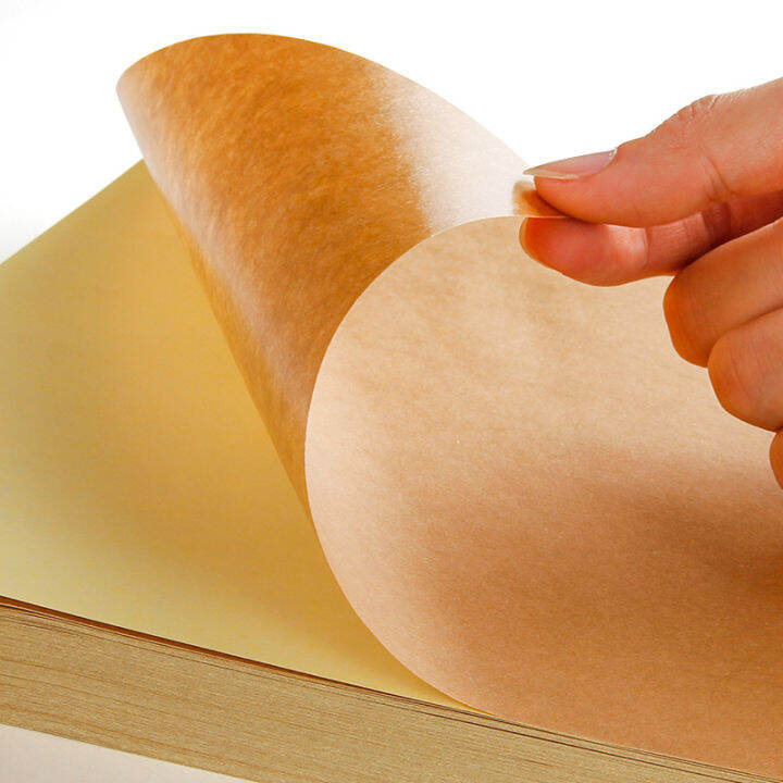 A4 A5 Brown Kraft Paper Self Adhesive Sticker printing labels for ...