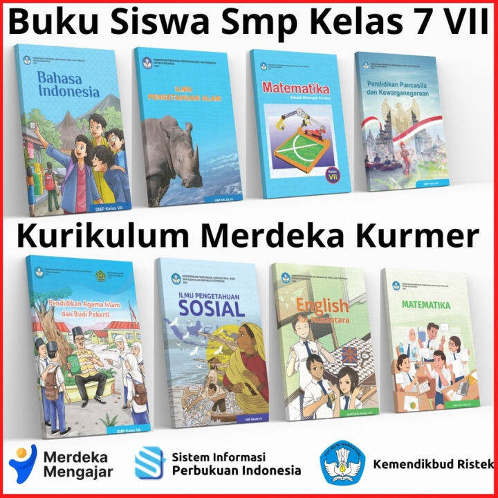 Buku Siswa Paket Pelajaran Smp Kelas 7 VII Kurikulum Merdeka Belajar Kurmer Terbaru Untuk Anak ...