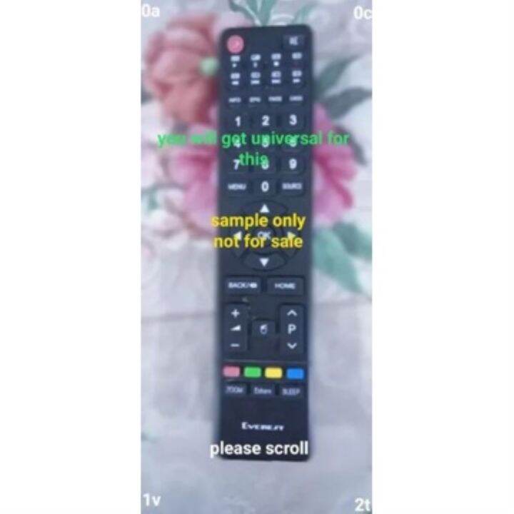 Everest smart tv remoteuniversal100 na gagana sa mo | Lazada PH