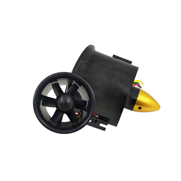 70mm Duct Fan Unit with 3000KV 6 Leaves Brushless Outrunner Motor for ...