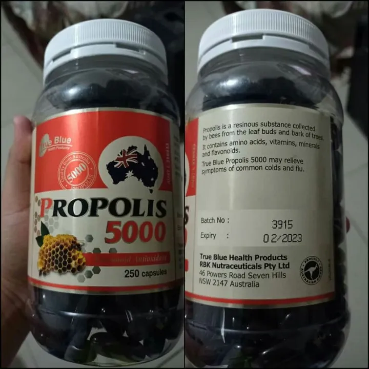 Propolis 5000 (Flavonoid Antioxidant) 250 capsules | Lazada PH