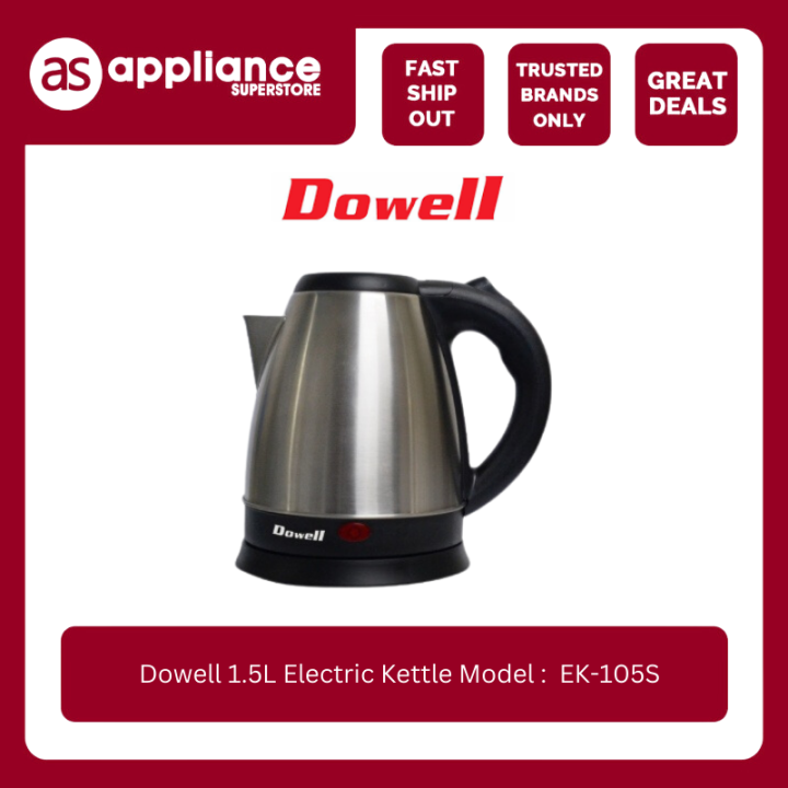 Dowell 1.5L Electric Kettle EK-105S | Lazada PH