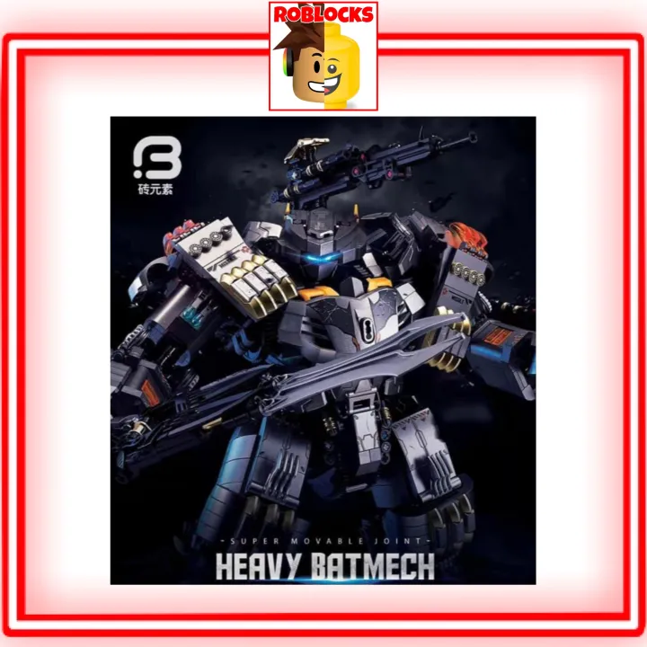 SUPER HERO BATMAN HEAVY BATMECH 19008 Building Blocks Toy with Metal ...