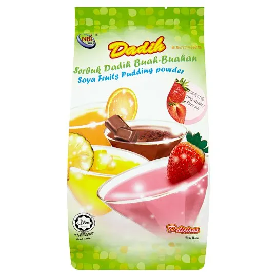 NBI Dadih Strawberry Flavour Soya Fruits Pudding Powder 380g | Lazada
