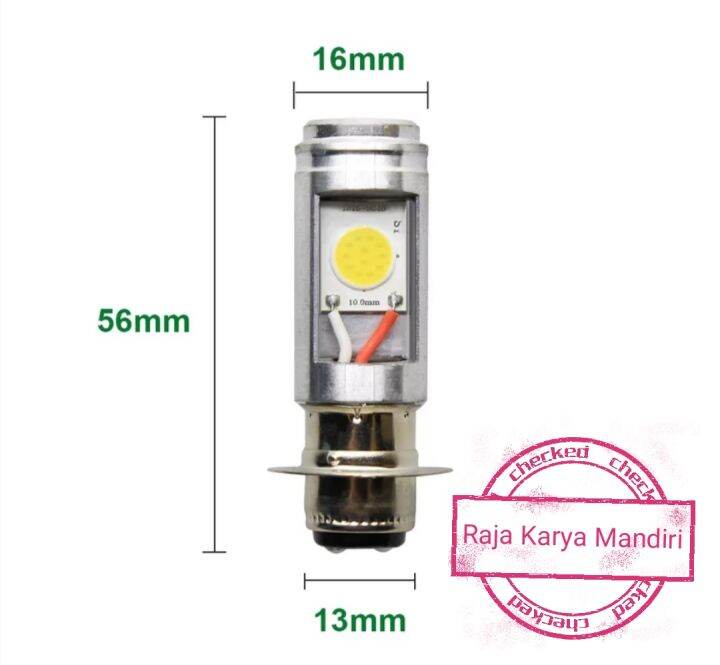 LAMPU LED H6 COB 2 MATA LED AC DC I Lampu Led H6 Cob 2 Mata Motor Bebek ...