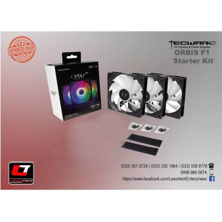 Tecware ORBIS F1 Starter Kit 120mmx3 Fan | Lazada PH