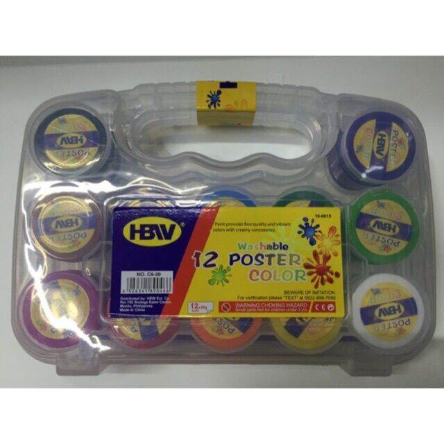 HBW WASHABLE POSTER COLOR | Lazada PH