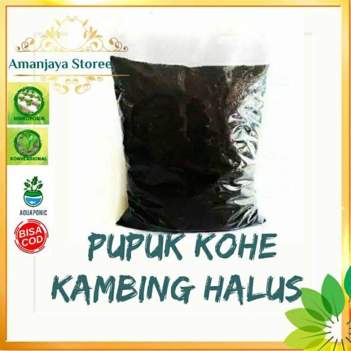 PUPUK KOHE KAMBING HALUS sudah fermentasi pupuk organik 500 gram ...