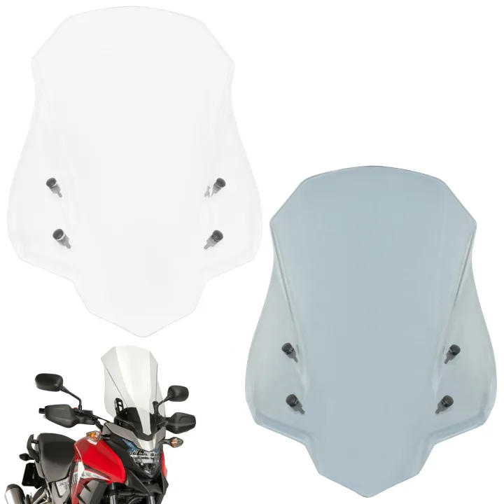 Motorcycle Front Windscreen Windshield Fly Shield Screen Wind Deflector ...