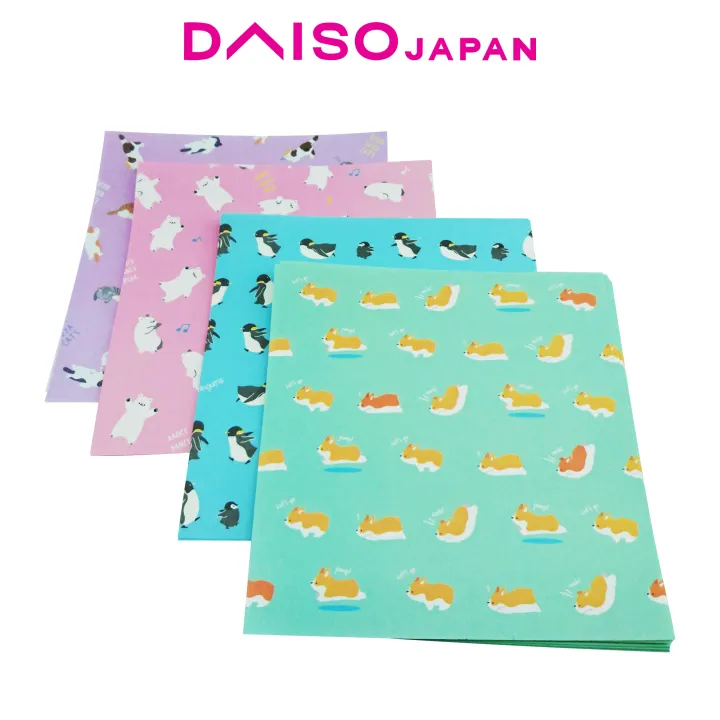 Daiso Double Sided Animal Print Chiyogami Paper | Lazada PH