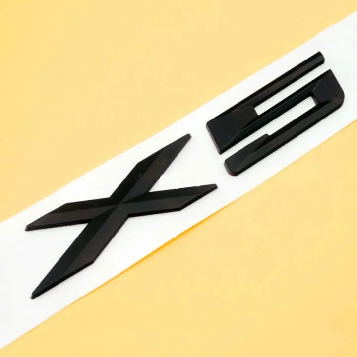 For E70 ‎/E53 ‎/F15 X5 Letter Trunk Emblem Rear Badge Decal Sticker ...