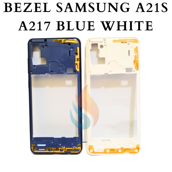 BEZEL FRAME TULANG TENGAH SAMSUNG A21S A217 BLUE WHITE | Lazada Indonesia