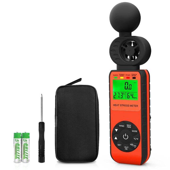 Digital Anemometer,3 in 1 Handheld LC-881W Portable Anemometer Wind ...