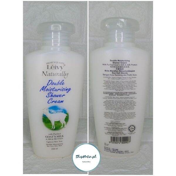Leivy Naturally Double Moisturising Shower Cream Goats Milk Premium ...