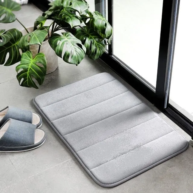 [GP] Keset 40x60 cm Serap Air Anti Slip Bau Cepat Kering Memory Foam ...