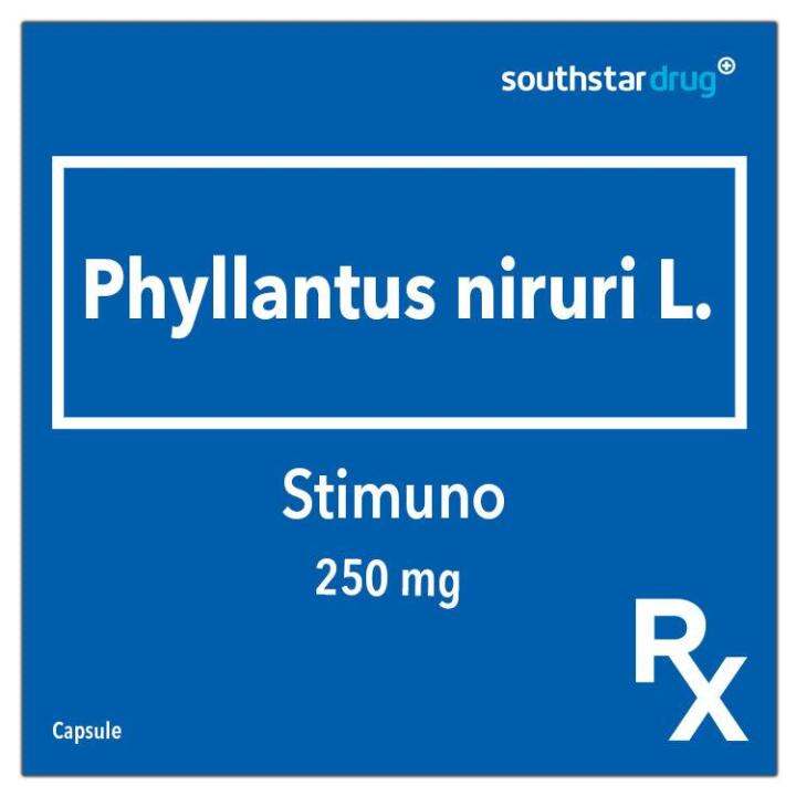 Rx: Stimuno 250mg Capsule | Lazada PH
