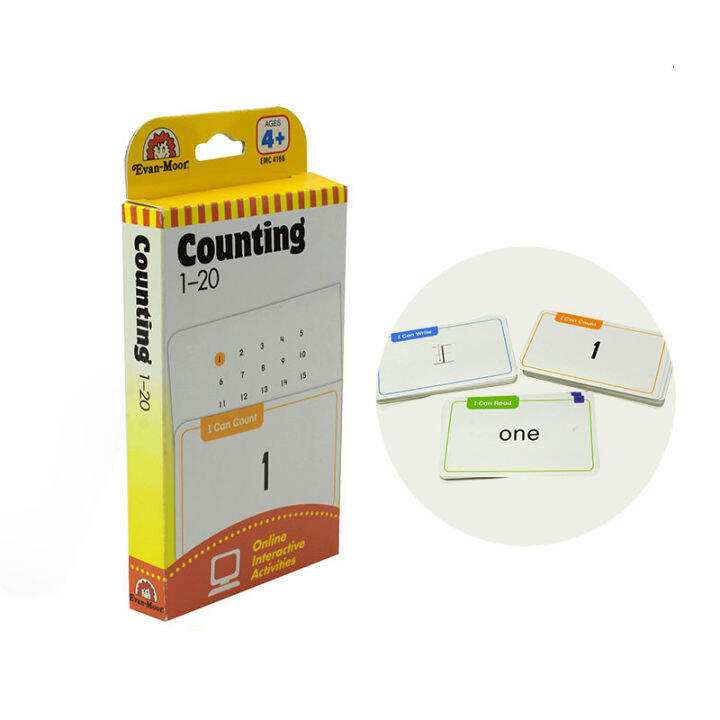Evan-Moor Learning Line Flashcards Counting 1-20 Learning starting Line ...