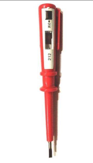 Obeng Tespen Test Pen 100-500 V Volt AC MERAH TYPE 8017 1 Pcs ukuran ...