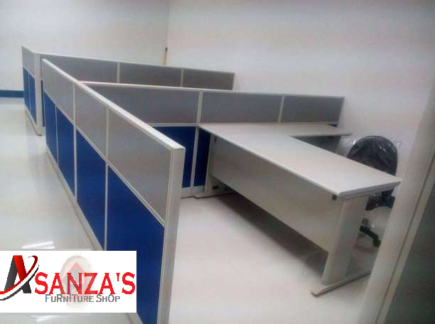 Low Office Partition-Divider / Cubicles / Workstation Full Fabric ...