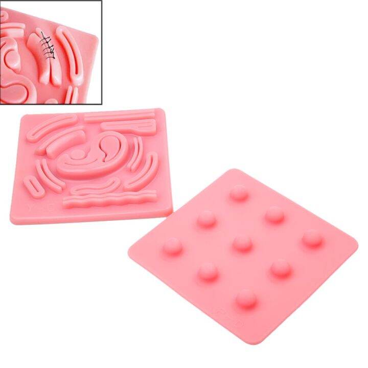 Laparoscopic Simulator Stitching 3D Silicone Suture Practice Pad ...