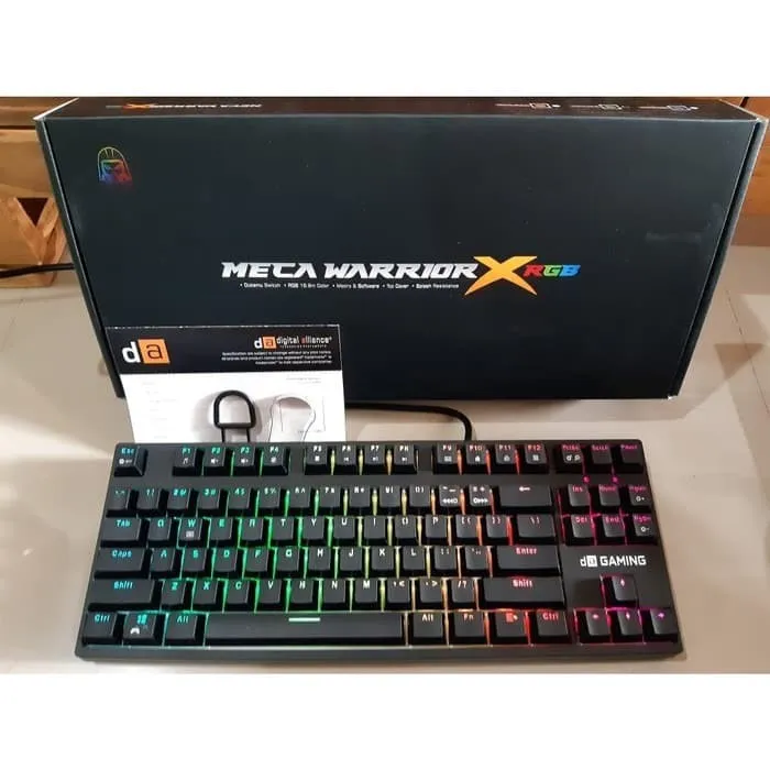 Digital Aliance Keyboard Gaming Meca Warrior X RGB - Hijau | Lazada Indonesia