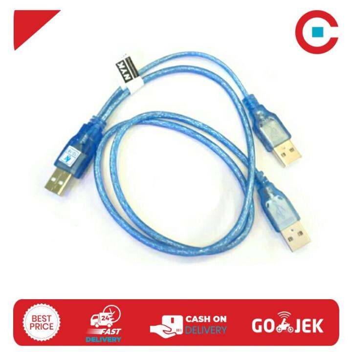 NYK Kabel USB 2 Cabang Besar Besar untuk Hardisk 70cm Original 100% ...