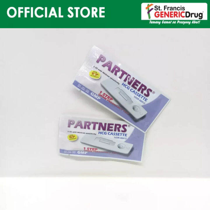 Partners® Pregnancy Test (HCG Cassette) 2s | Lazada PH