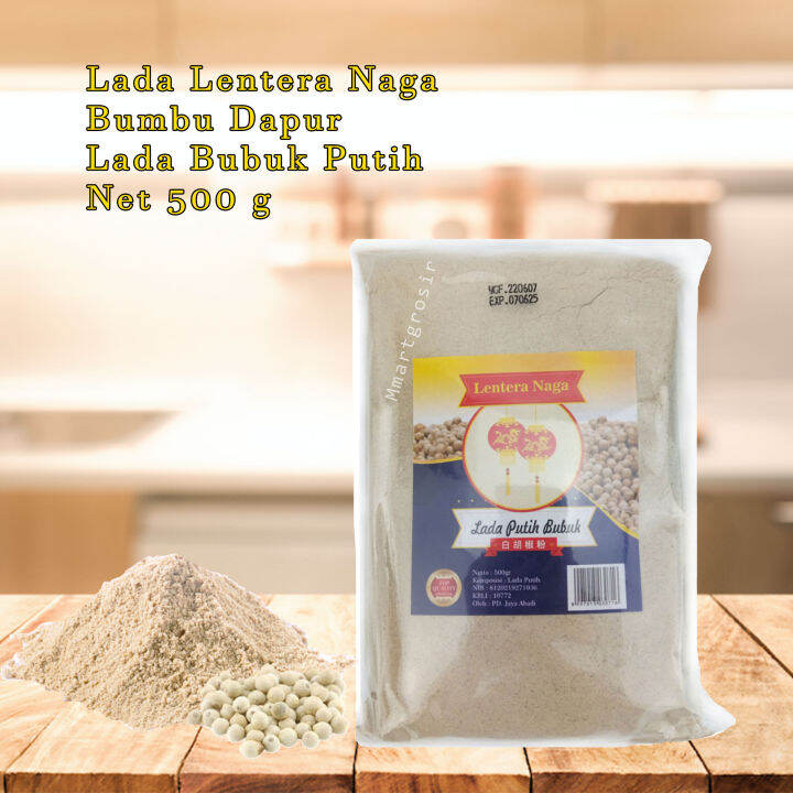 Lada Lentera Naga / Lada / Bumbu Dapur / Lada putih / Lada Bubuk / 500 ...