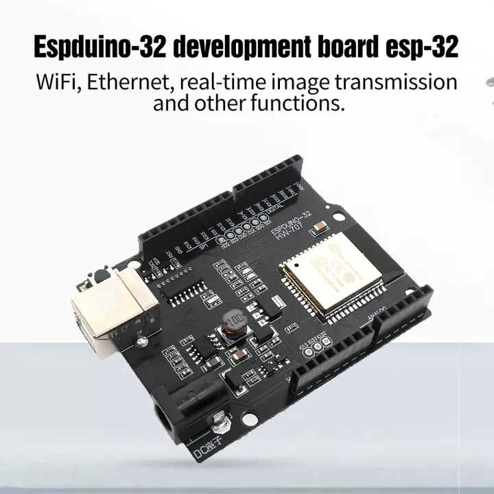 WLLW ESPDUINO-32บอร์ดโมดูลรับส่งสัญญาณภาพไร้สายสีดำ | Lazada.co.th