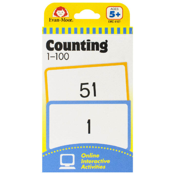 [Learn to count 1-100 numbers]Evan moor learning line flashcards ...