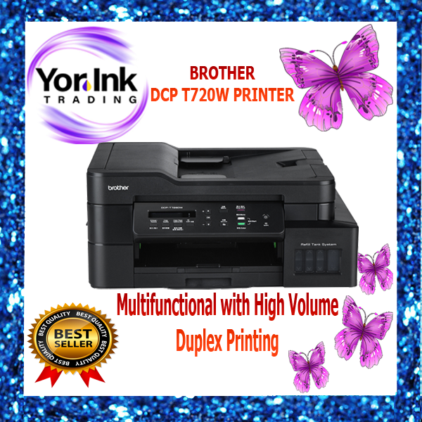 Brother DCP T720DW All in 1 Refill Tank System Colored Printer Wifi, Mobile Print Direct , ADF ...