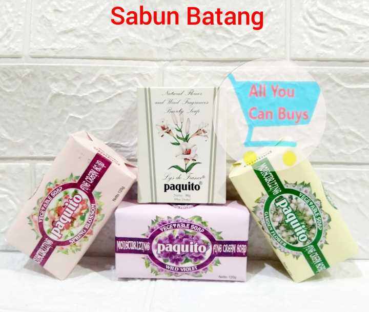 PAQUITO SABUN VEGETABLE 120 gr Lys De France 90 gr - SABUN JADUL ...