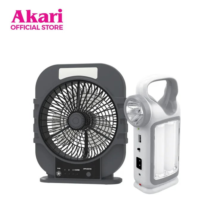 【COD】IN STOCK Akari Emergency Bundle (ARF-3509 Rechargeable Fan | ARL ...