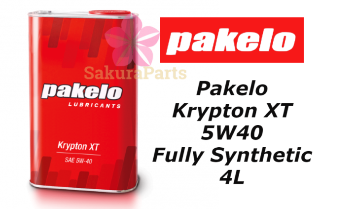 Pakelo Krypton XT 5w40 Fully Synthetic Engine Oil 4L (MADE IN ITALY) | Lazada